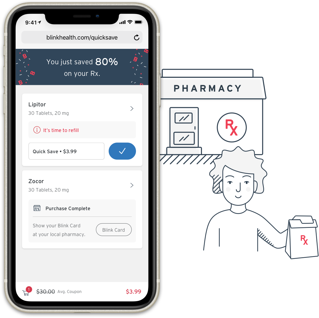 Blink Health Online Pharmacy & Discount Prescriptions